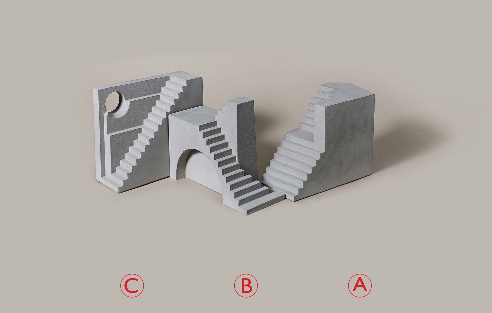 Bracket - The Concrete Bookends play of Light and Shadow Beton Home De ...